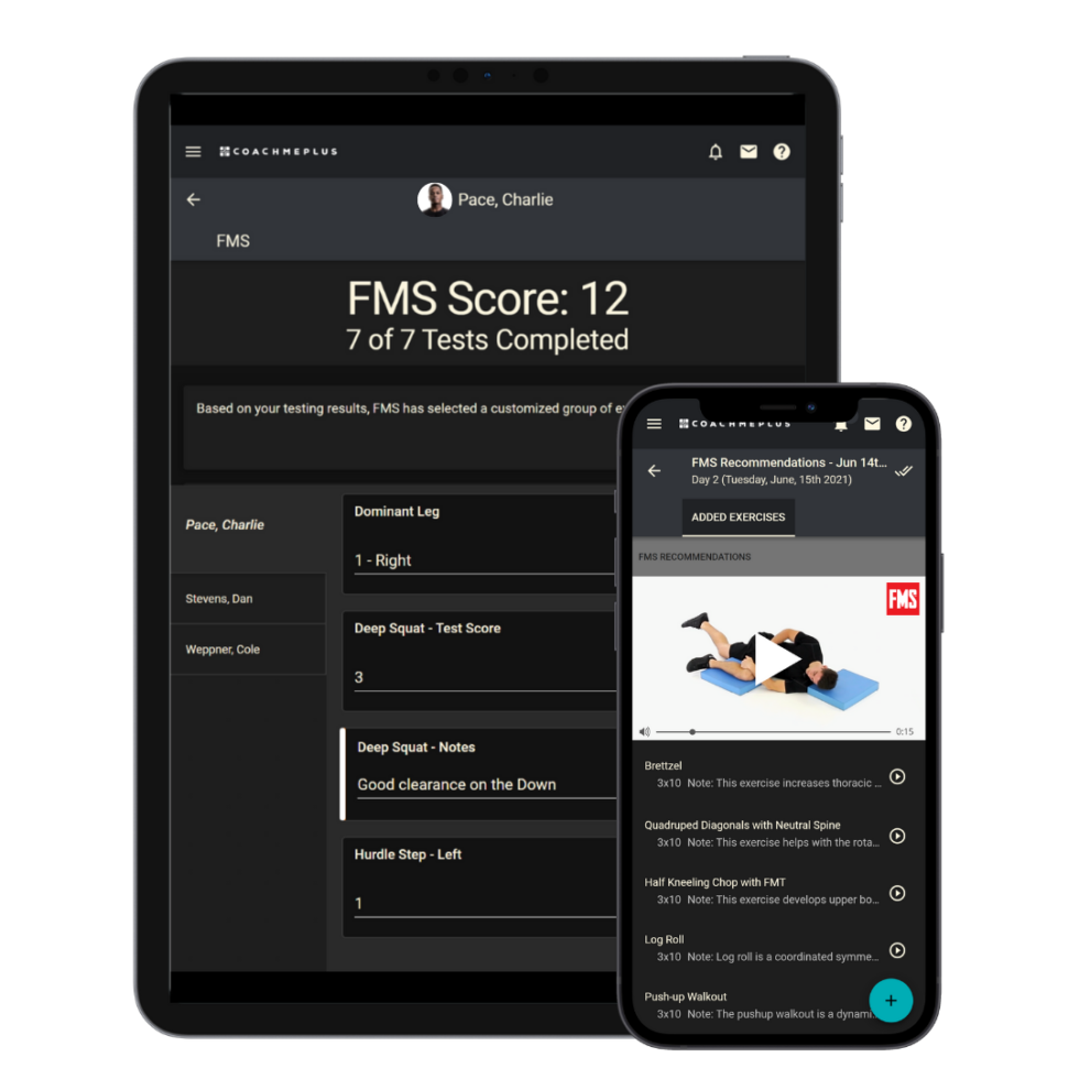 FMS Integration - CoachMePlus