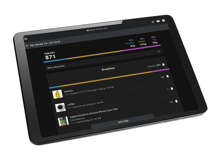 Nutrition Tracking CoachMePlus Nutrition Tracking CoachMePlus